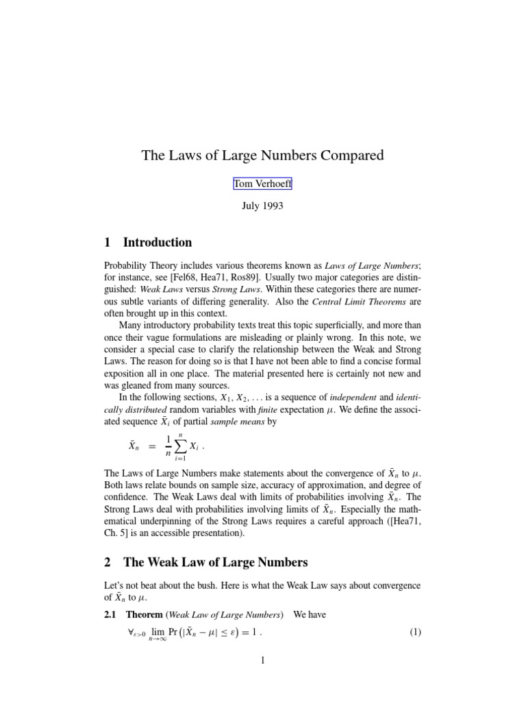 Strong Law | PDF
