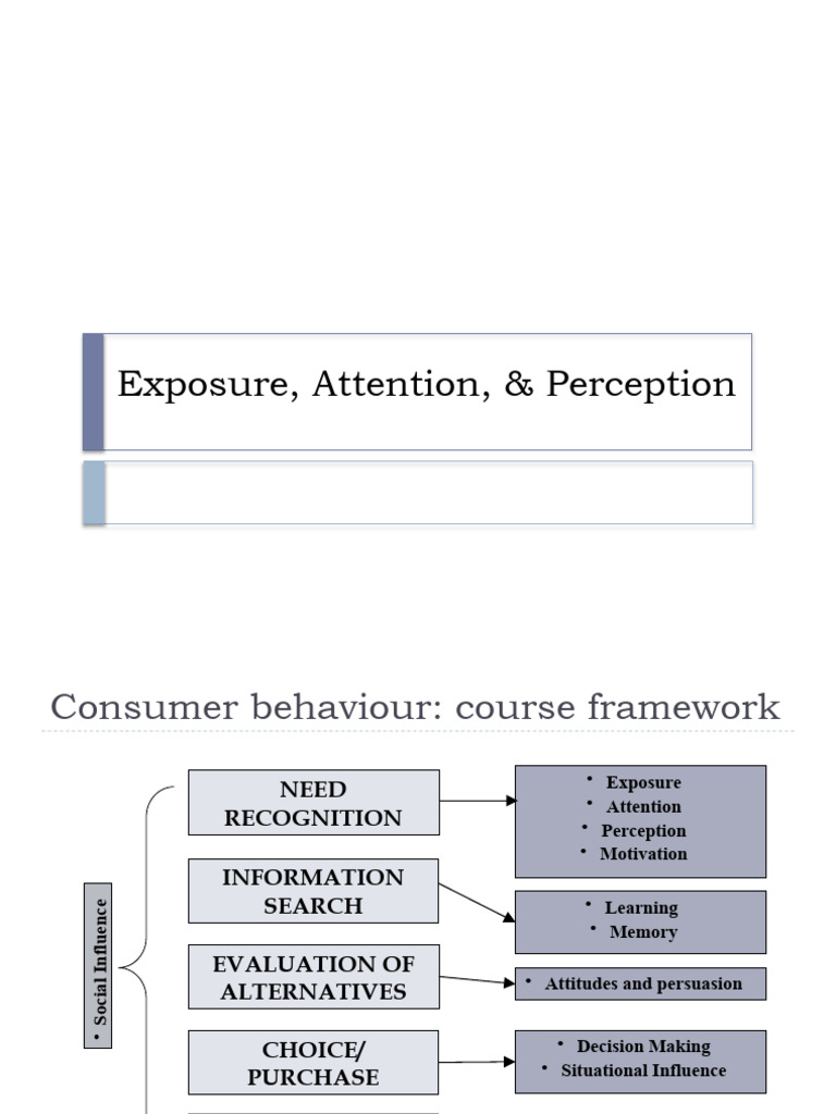 1 Exposure Attention Perception - 320 - Posted2 | PDF | Consumer Behaviour | Perception