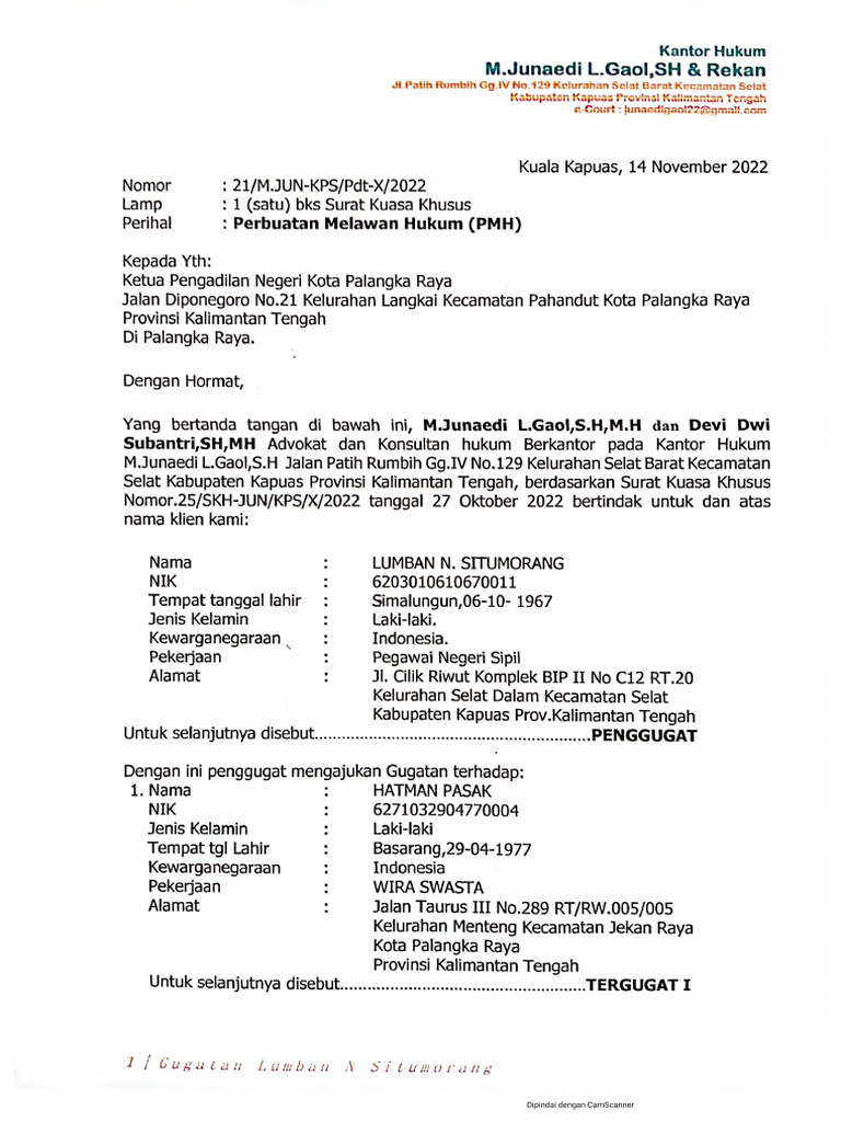 Gugatan PMH | PDF