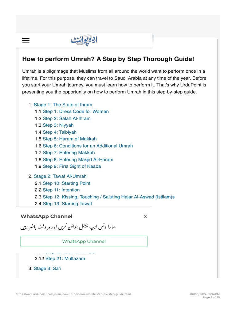 Umrah guide English | Download Free PDF | Hajj