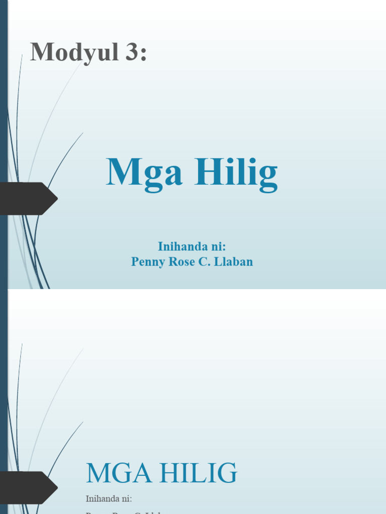Modyul 3 Pagpapaunlad Ng Hilig | PDF