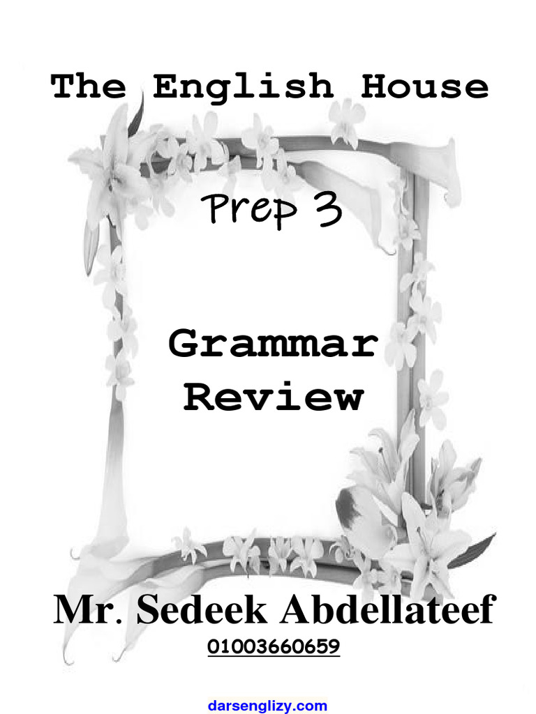 English Grammar Review: Tenses & Conditions | PDF | Language Arts ...