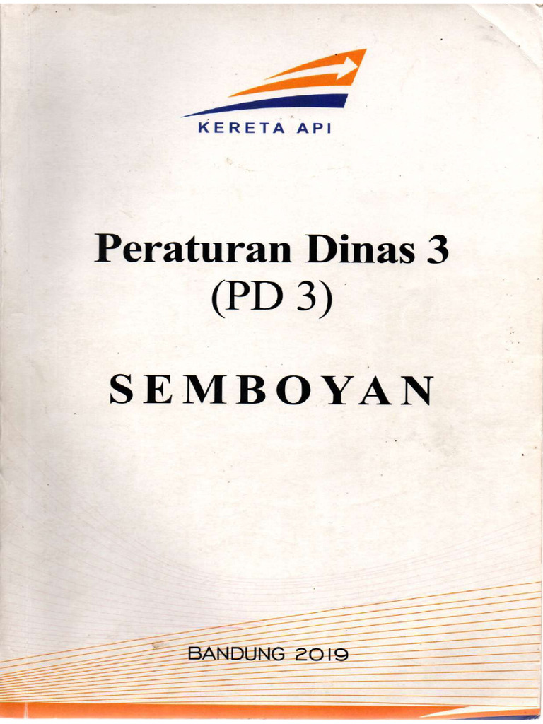 PD 3 Semboyan Cetakan 2019 | PDF