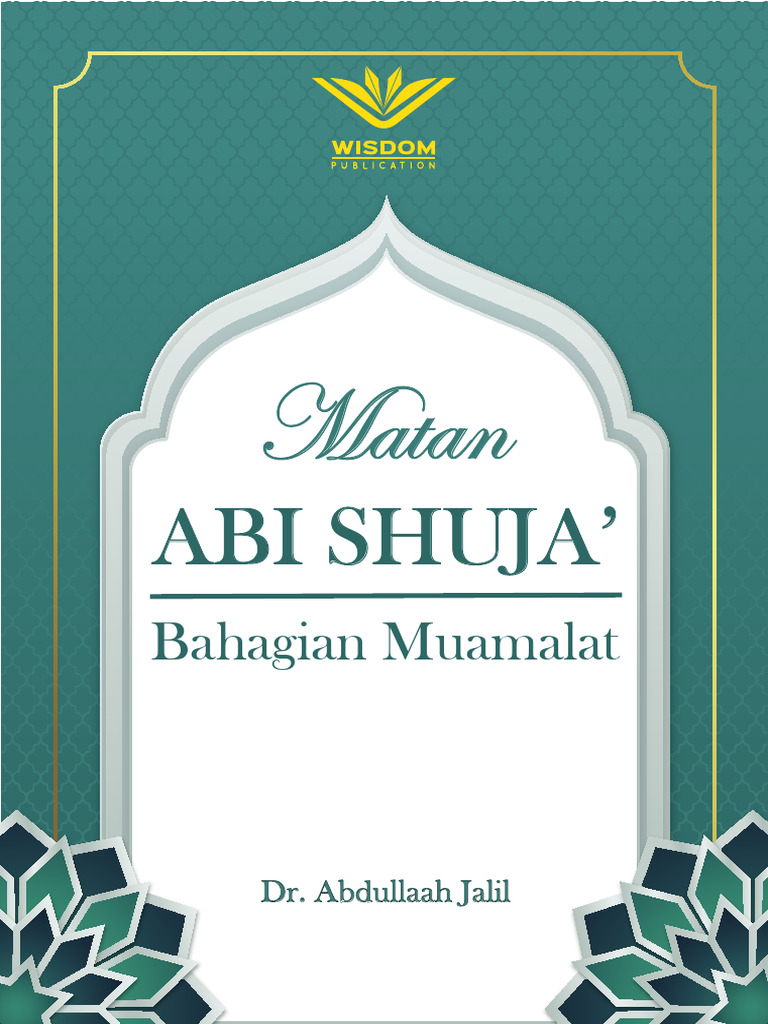 2022 05 28 Matan Abi Shuja Kitab Muamalat | PDF