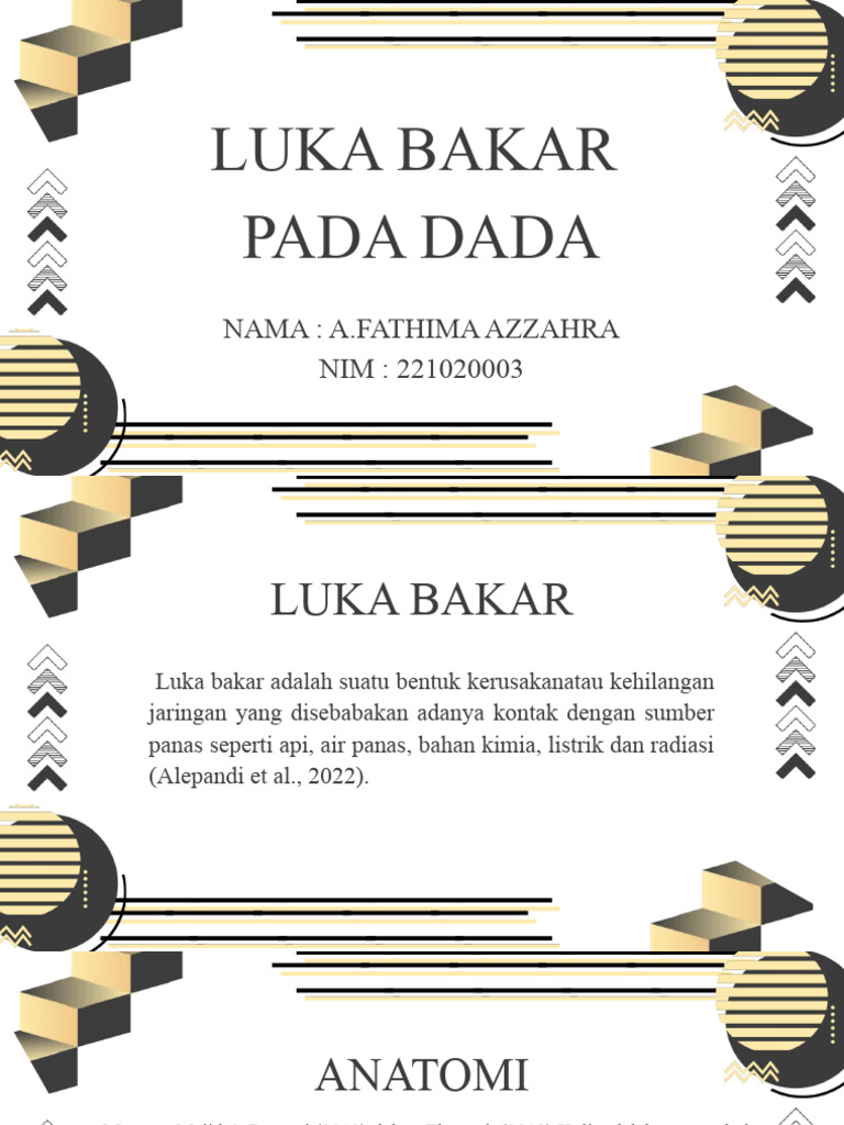 Penanganan Luka Bakar pada Dada | PDF | Kesehatan Holistik | Sains ...