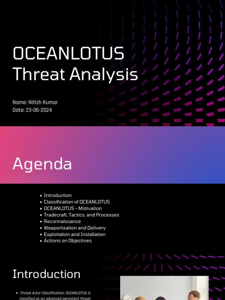 OCEANLOTUS Threat Analysis | PDF | Phishing | Malware