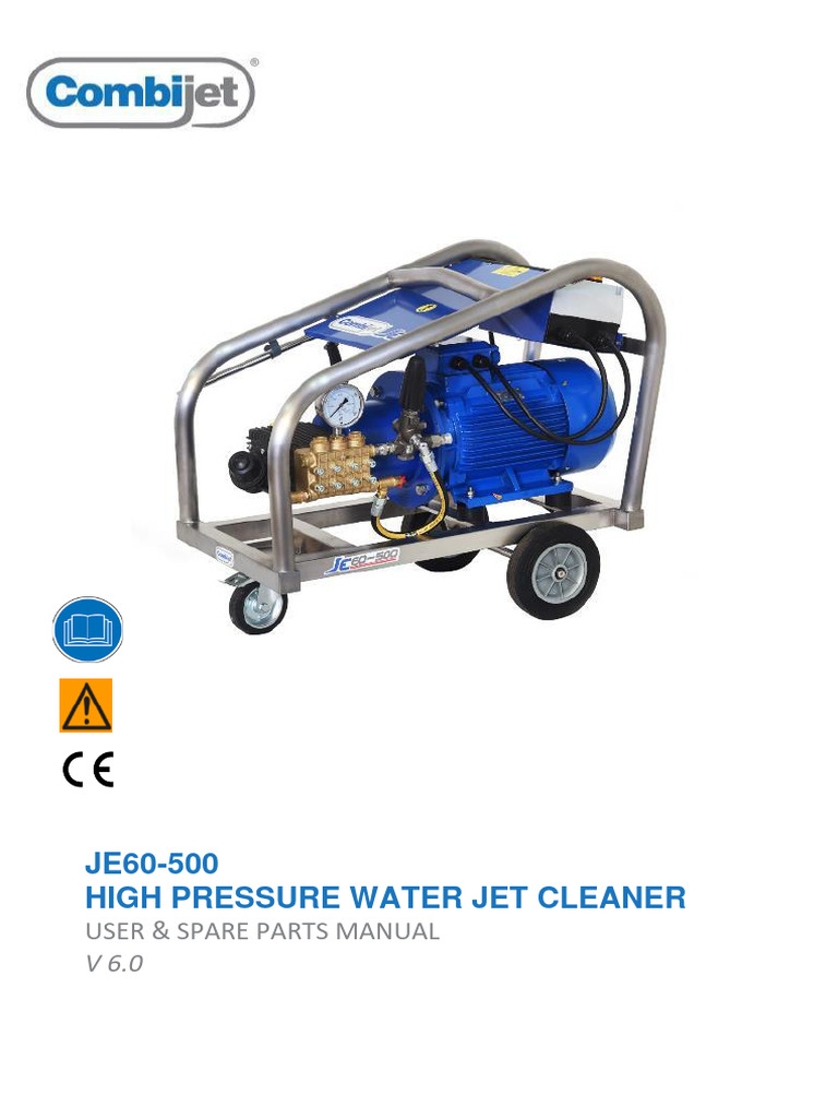 Hydroblaster JE60-500 Manual V6.0 | PDF | Pump | Valve