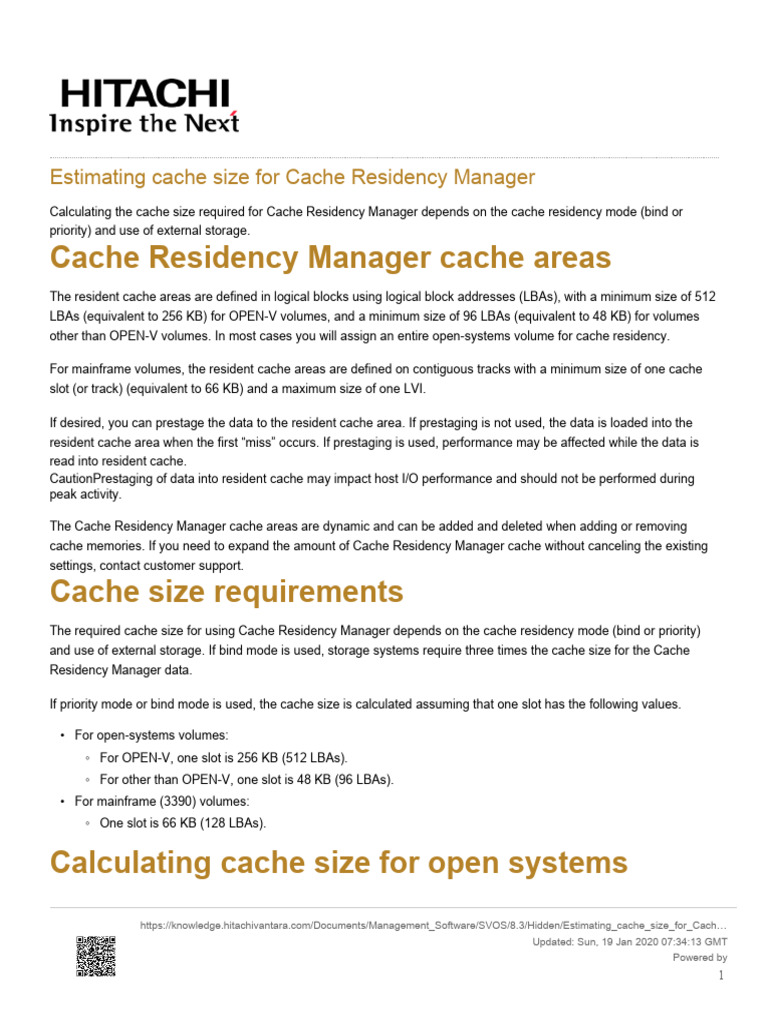 Estimating Cache Size For Cache Residency Manager | PDF | Cache ... Estimating Cache Size For Cache Residency Manager | PDF | Cache ...
