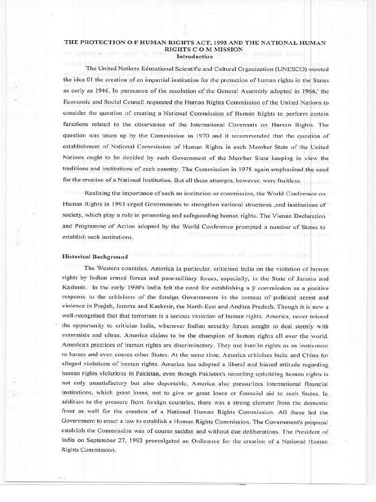 Protection of Human Rights Act 1993 | PDF | Science & Mathematics | History