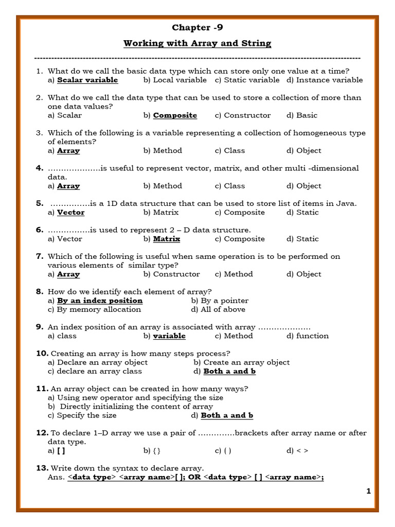 12th Computer Ch 9 Pdf Variable Computer Science Constructor Object Oriented Programming