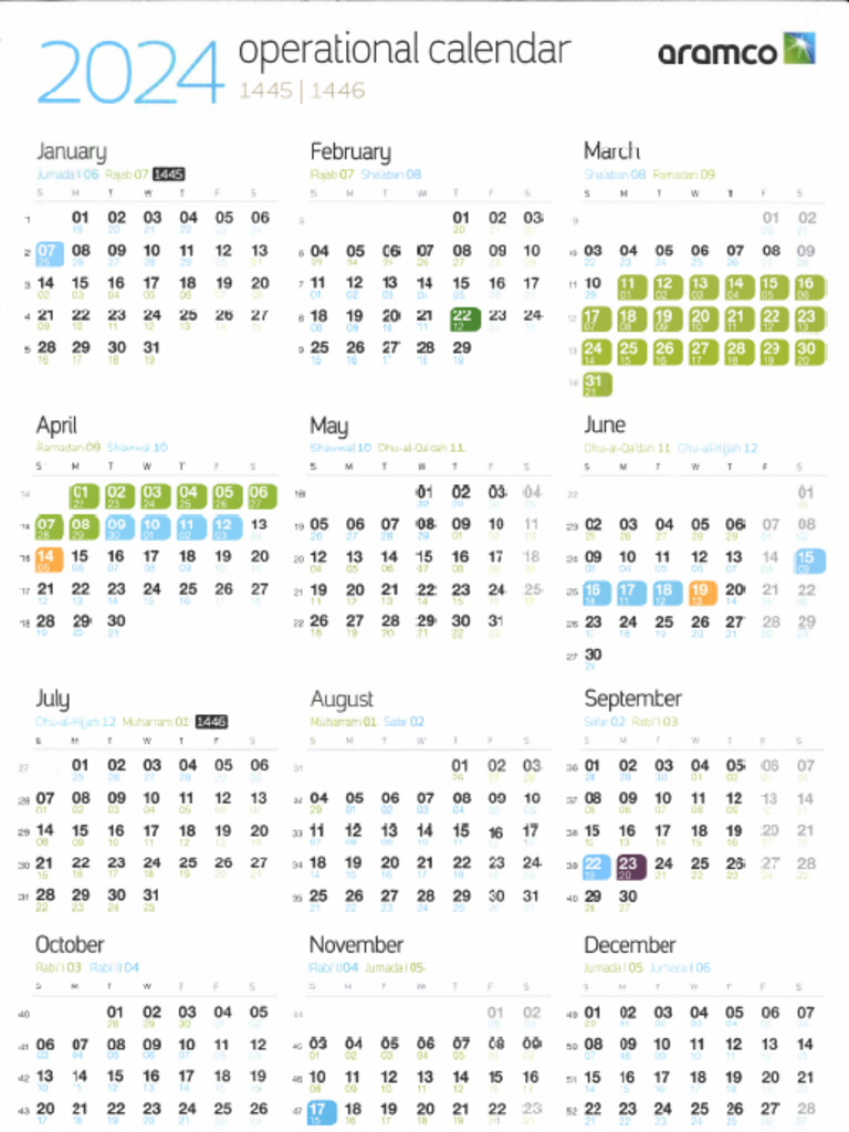 Calendor 2024 | PDF