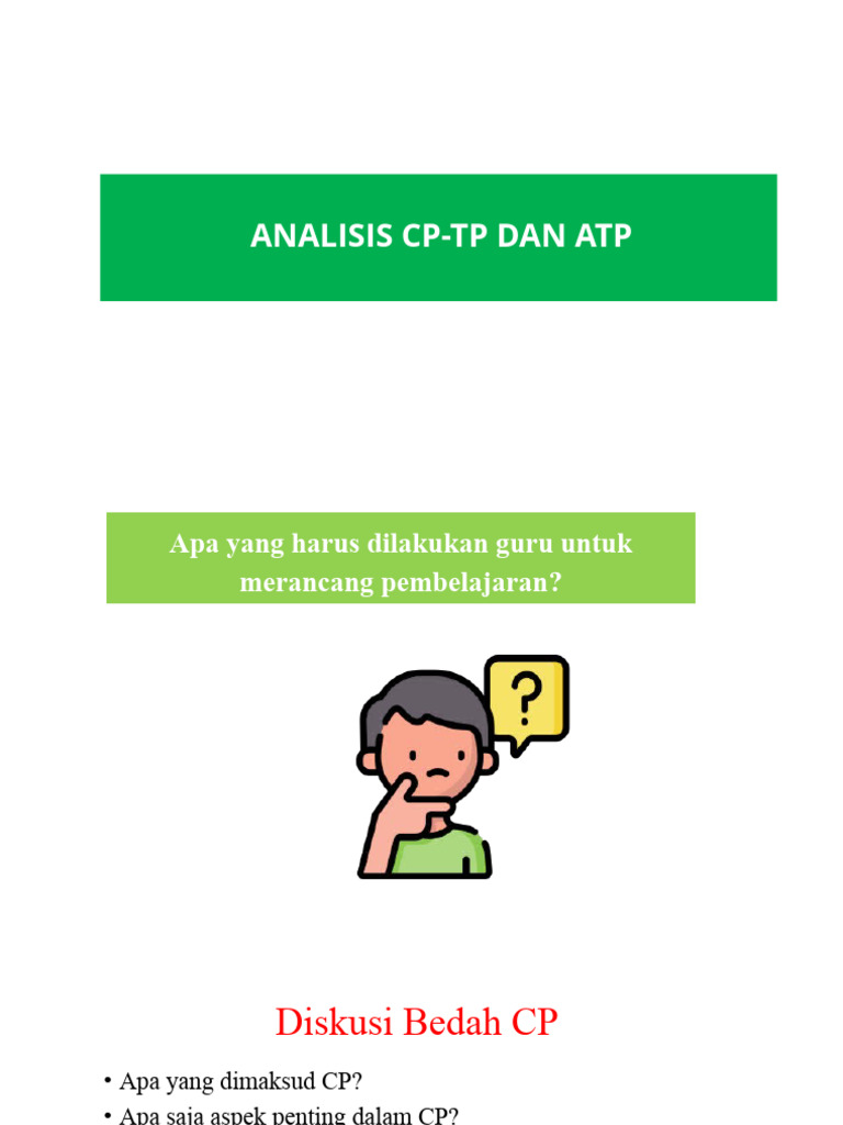 Ok Analisis CP, TP Dan ATP | PDF