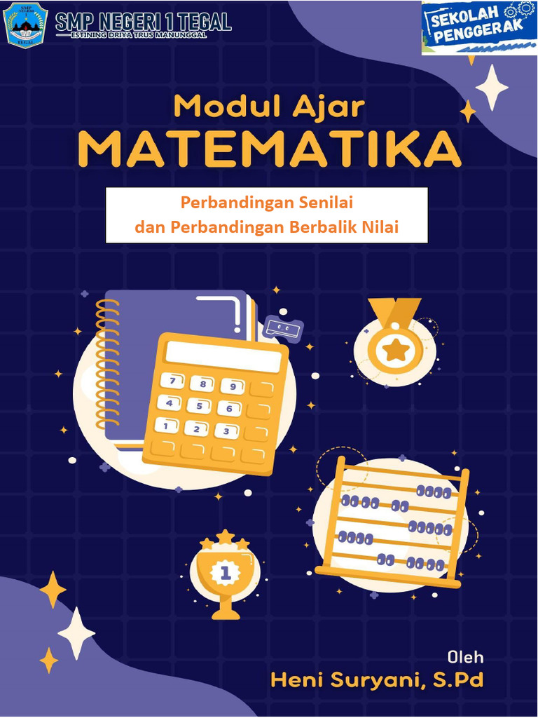 Modul Ajar Perbandingan Senilai Dan Berbalik Nilai | PDF | Karier & Perkembangan
