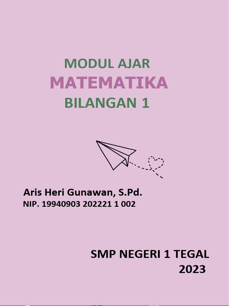 Modul Ajar Matematika - Modul Bilangan 1 | PDF | Karier & Perkembangan