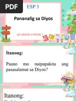 Pagpapakita NG Paggalang Sa Paniniwala NG Iba Tungkol Sa Diyos. | PDF