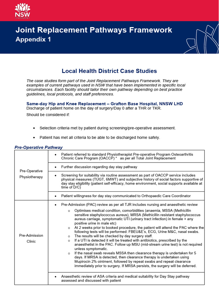 Appendix2 LHD Case Studies | PDF | Surgery | Physical Therapy