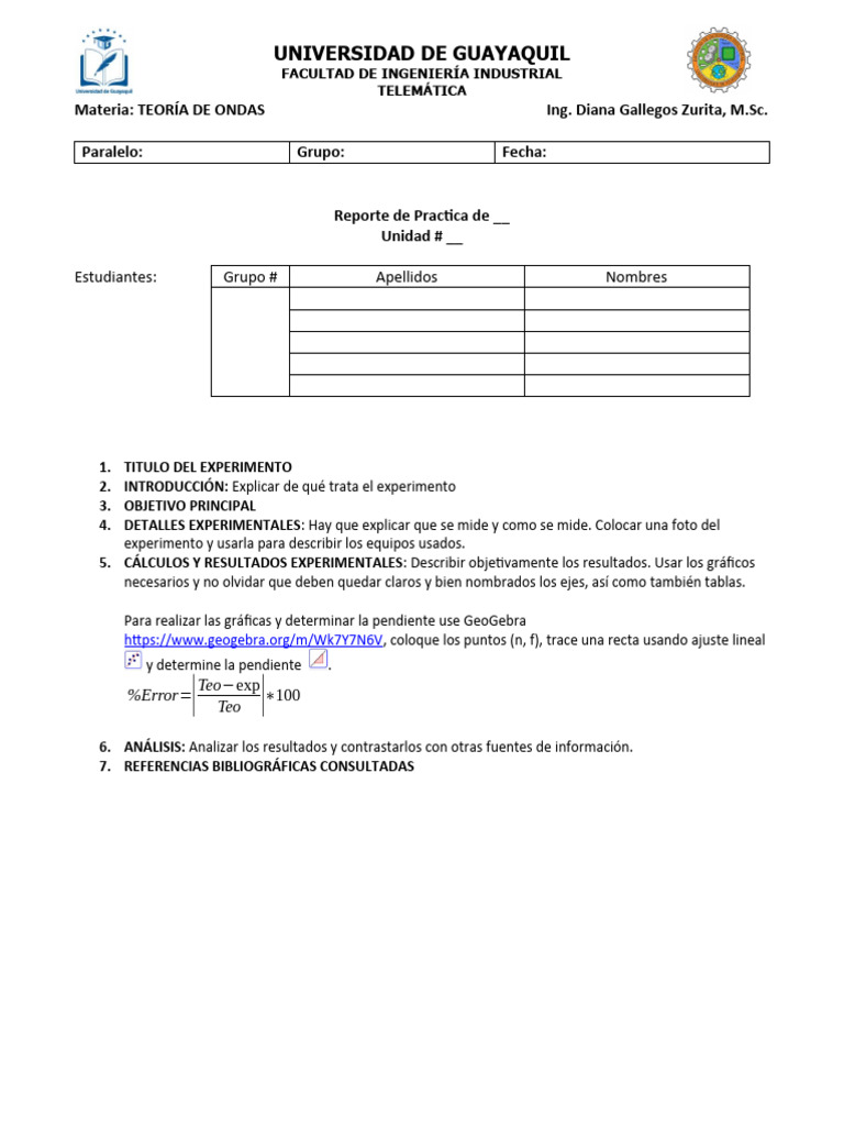 Formato de Practicas | PDF