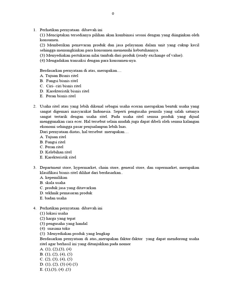 Soal Latihan Aas Xii BDP | PDF