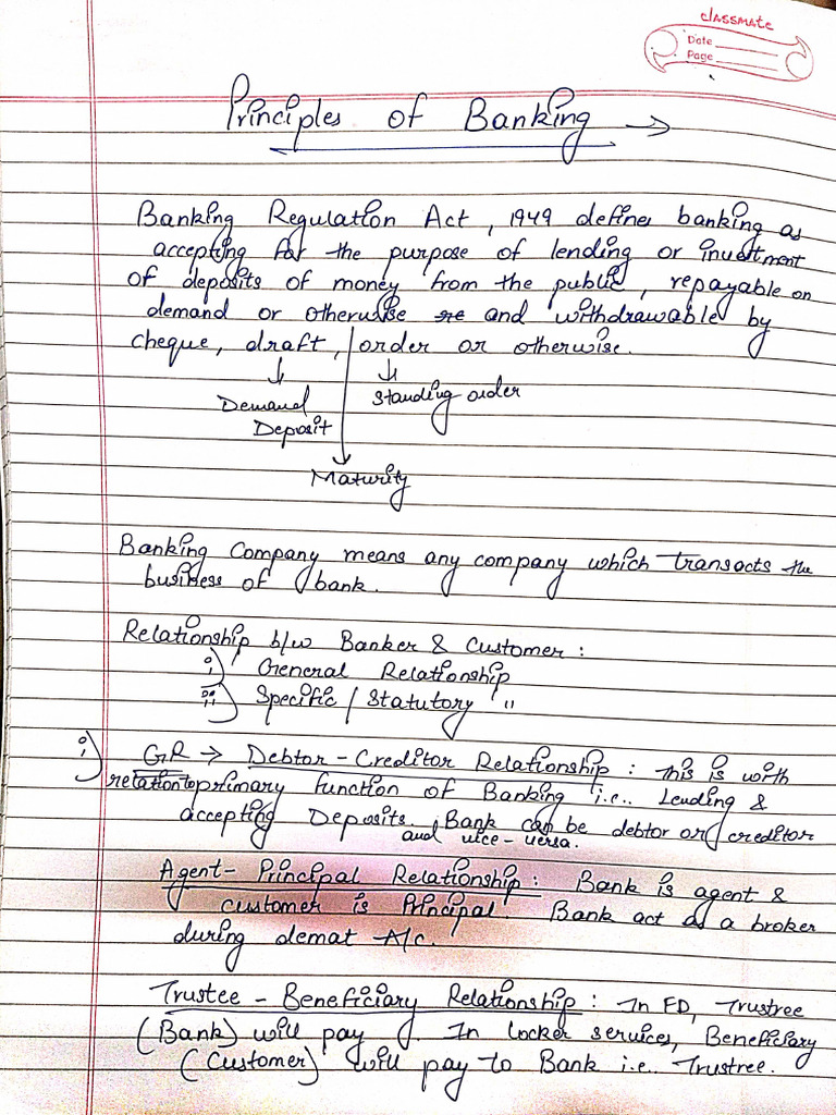 Banking Notes | PDF