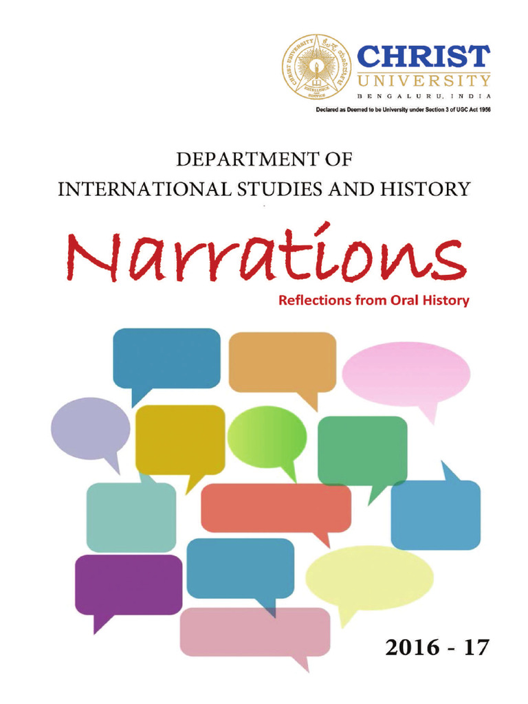 Narrations 2017 - Compressed - 20201130040246 | PDF | Oral History | Storytelling