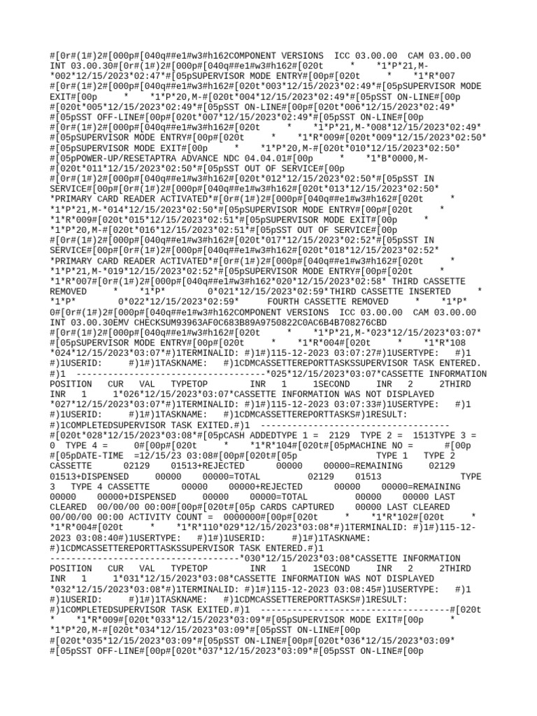 Ej 20231216000018 | PDF | Personal Identification Number | Automated Teller Machine