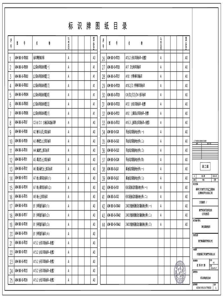 ADW-SUB-0407-A-0024 標識信息施工圖則 - Scan | PDF