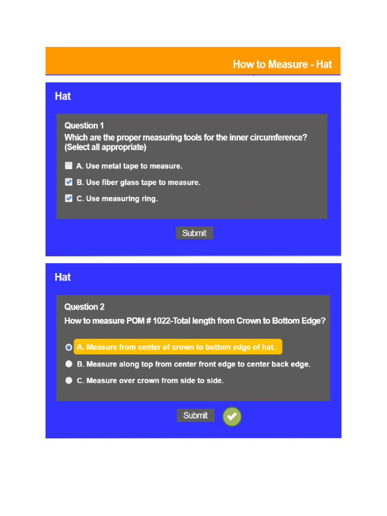 HTM - Hats - English | PDF