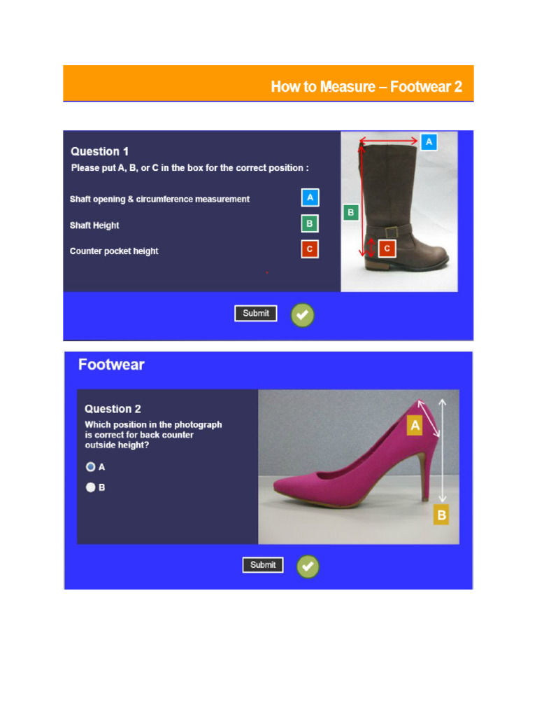 HTM - Footwear Heels - English | PDF