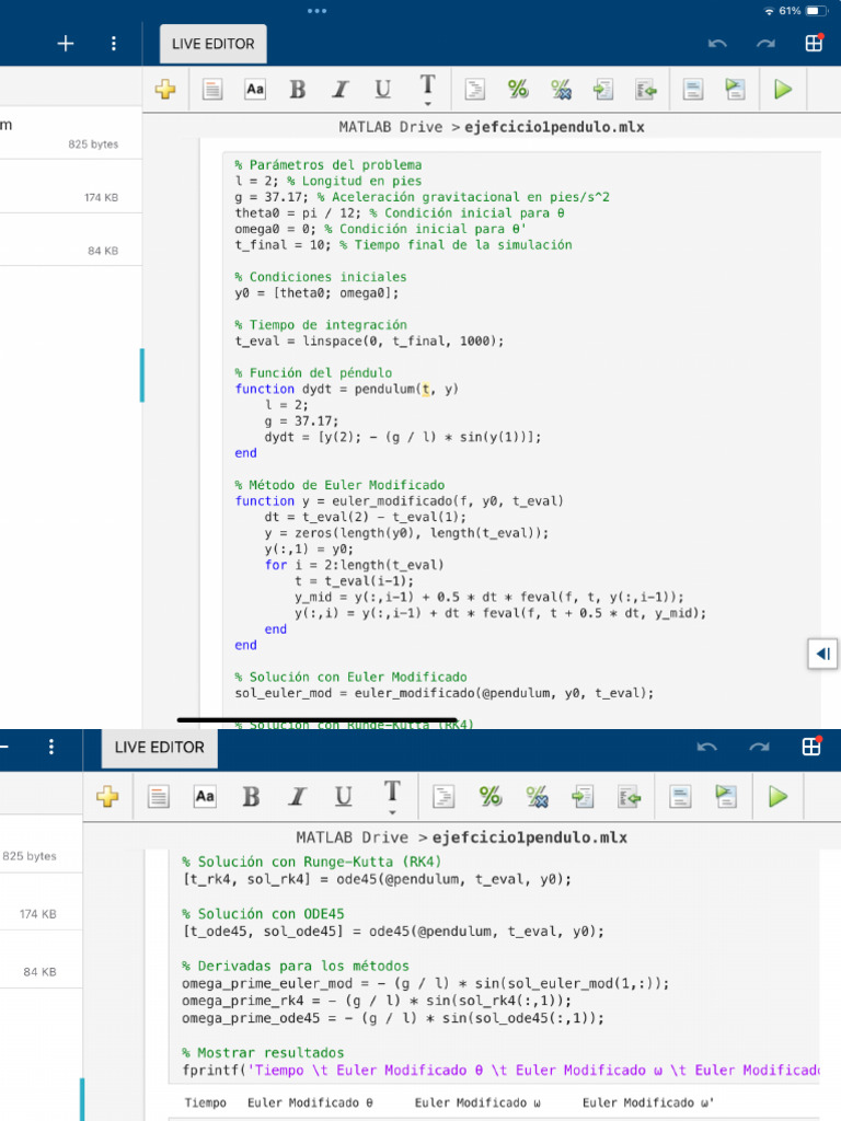 Aplicaciones de Los Metodos Numericos EDO | PDF