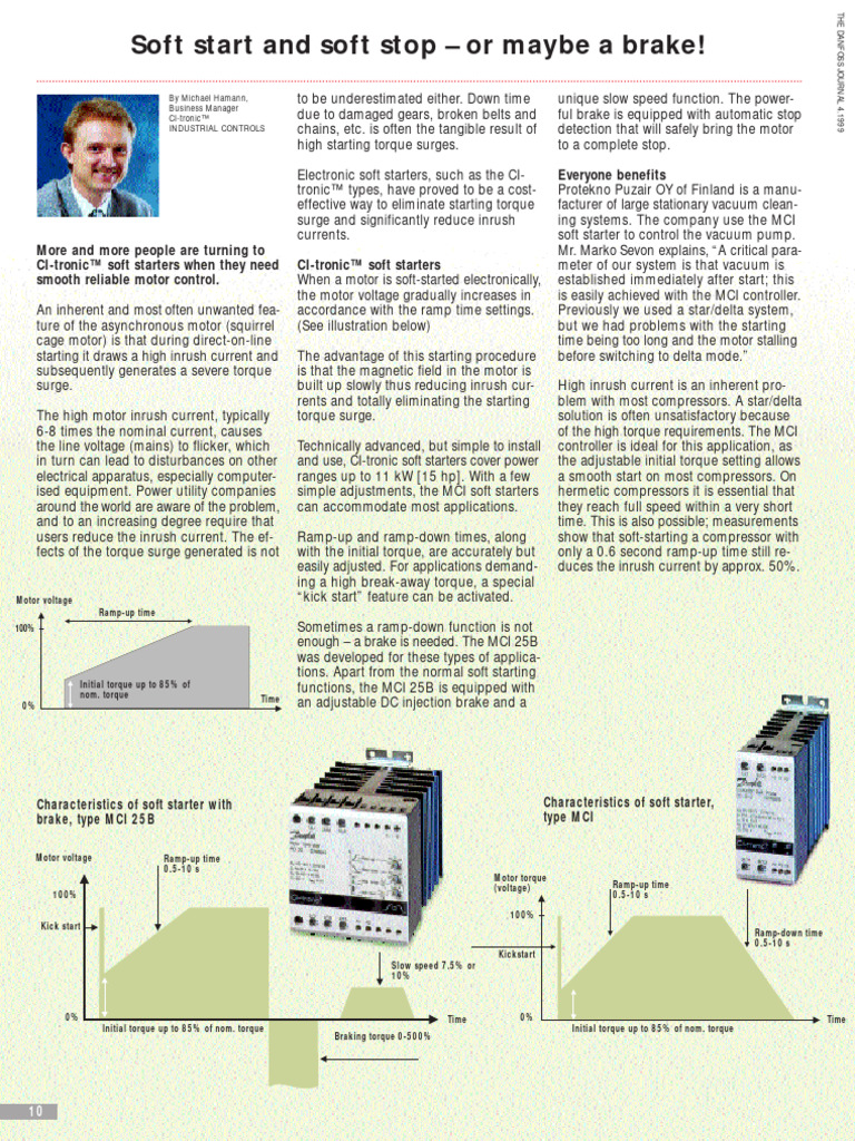 Softstart controls | PDF | Electrical Engineering | Manufactured Goods