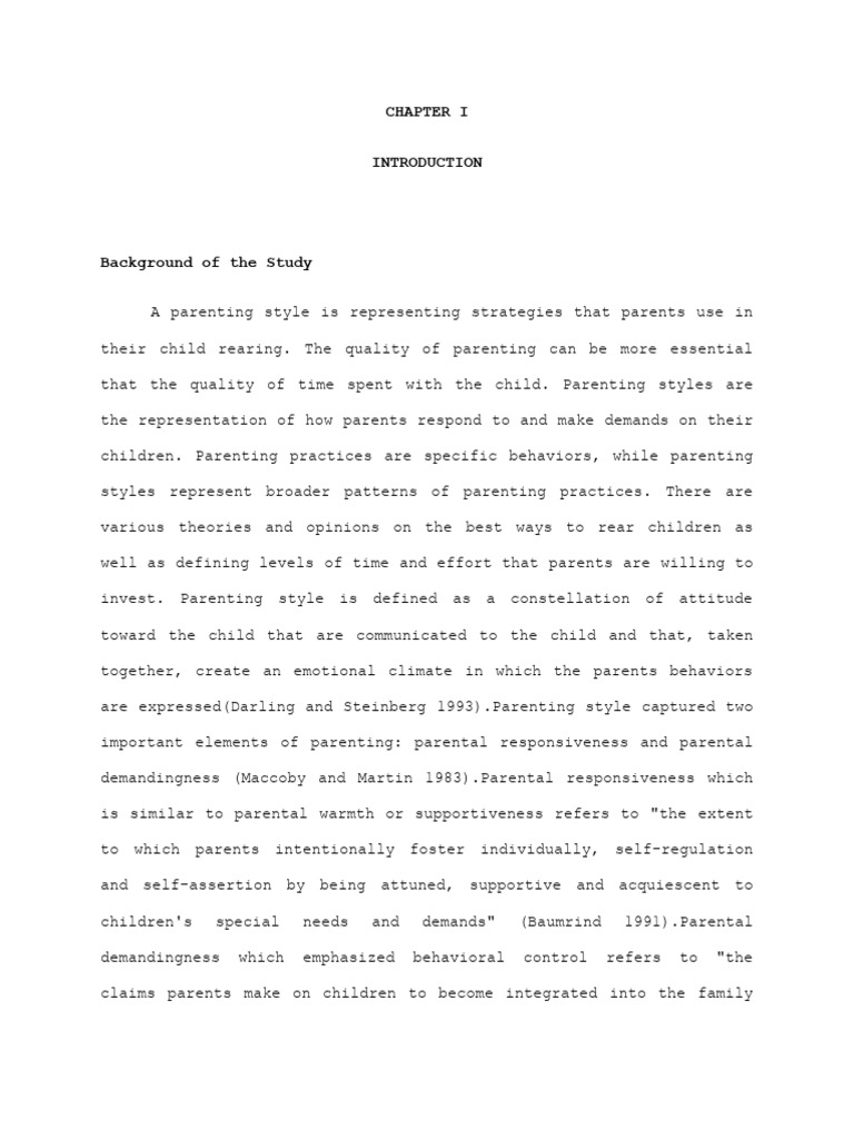 RESEARCH Parenting-Styles | PDF | Parenting | Child Development