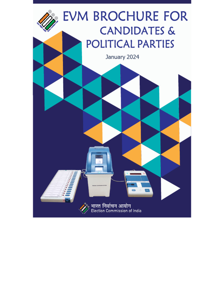 EVM Brochure For Candidated and Voters | PDF | Electronic Voting | Evaluation Methods