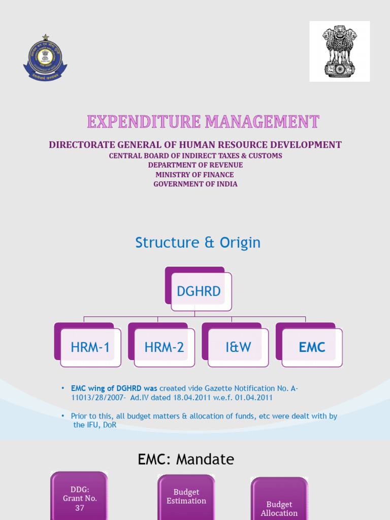 EMC PPT 2023-24 | Download Free PDF | Expense | Budget