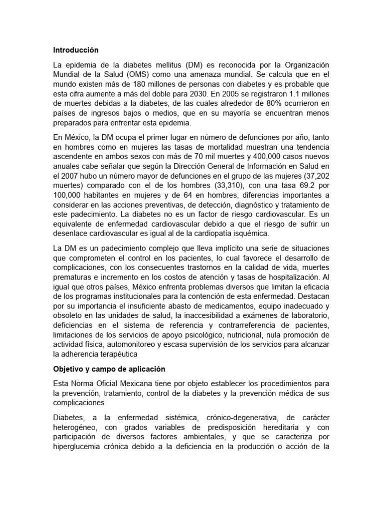 Para Hacer El Mapa de Diabetes | PDF | Diabetes | Prediabetes