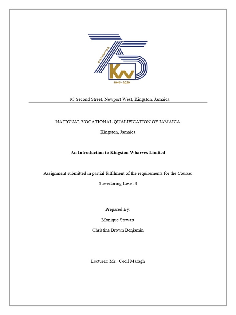 Completed NCTVET Stevedoring Level 3 Training | PDF | Port | Tugboat