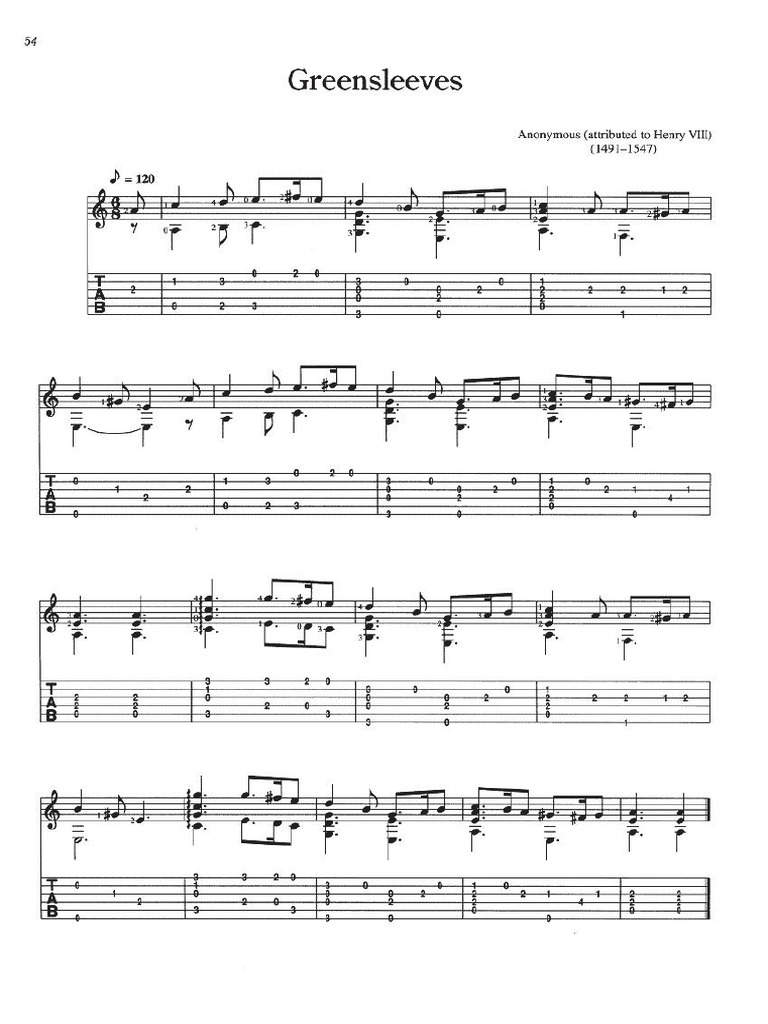 GREENSLEEVES | PDF