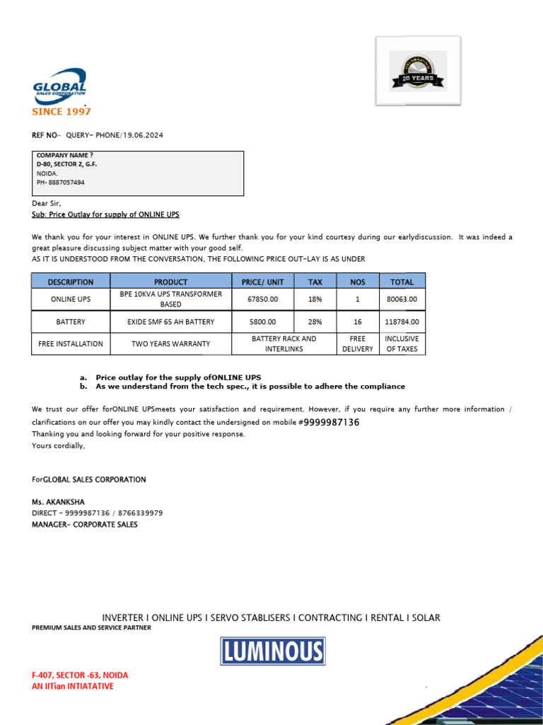 GSC - D, 80 Ups | PDF | Power Inverter | Power Engineering