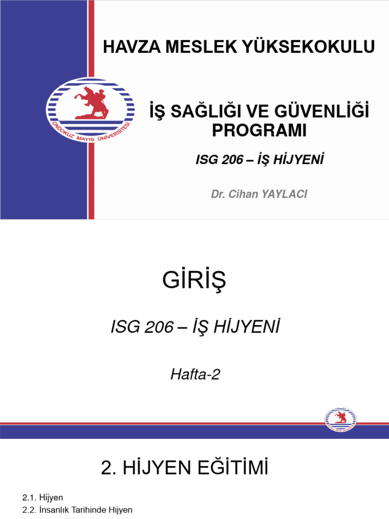 2 Hijyen Nedir DN | PDF