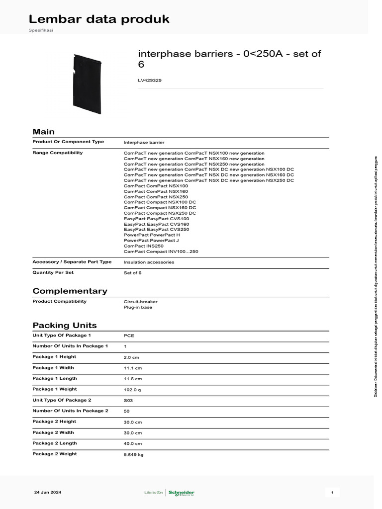 Schneider Electric - Compact-NSX-Legacy - LV429329 | PDF