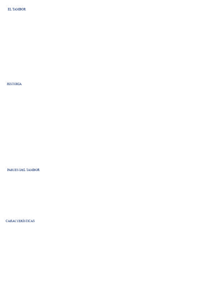 TAMBOR | PDF
