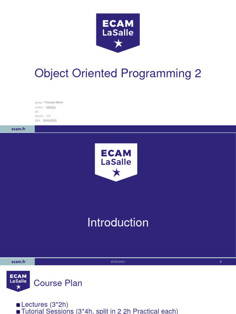 Oop Lesson 2 Pdf Class Computer Programming Method Computer Programming 0481