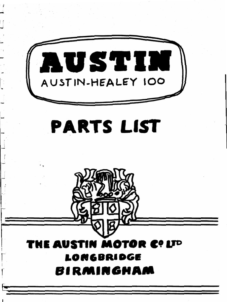 100 Parts List | PDF