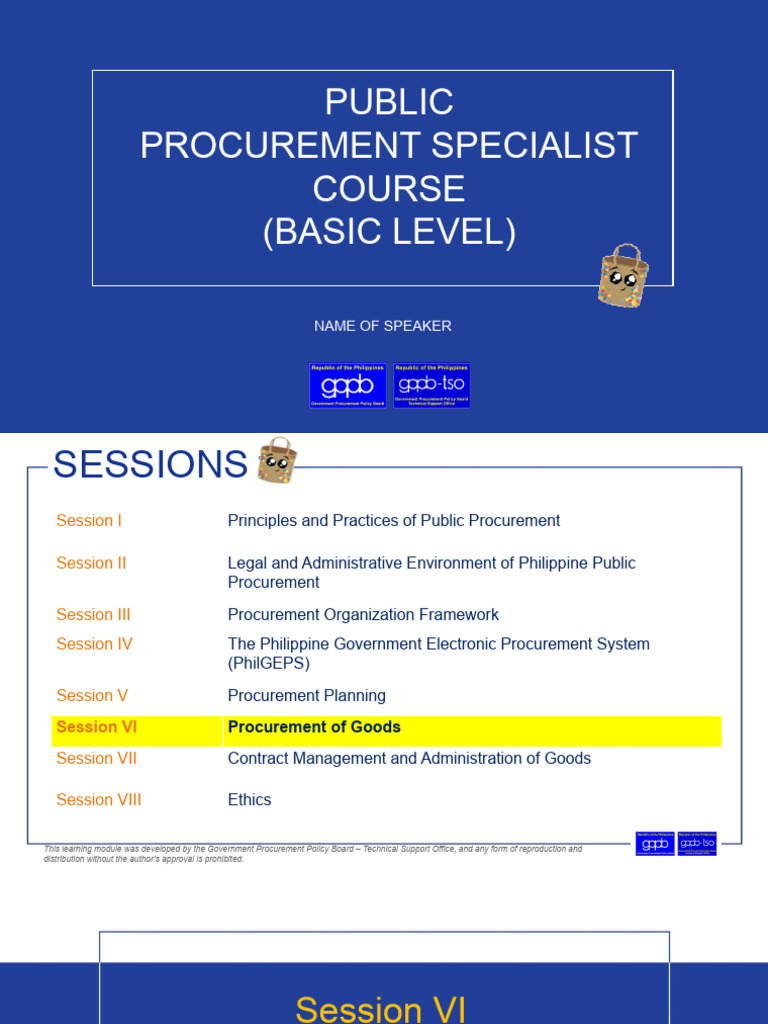 Session 6 - Bidding Procedures For The Procurement of Goods and Services. KST - JPDC - 15aug2021 ...