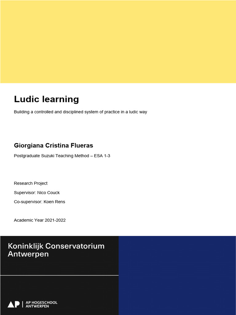 Ludic Learning | PDF | Motivational | Motivation