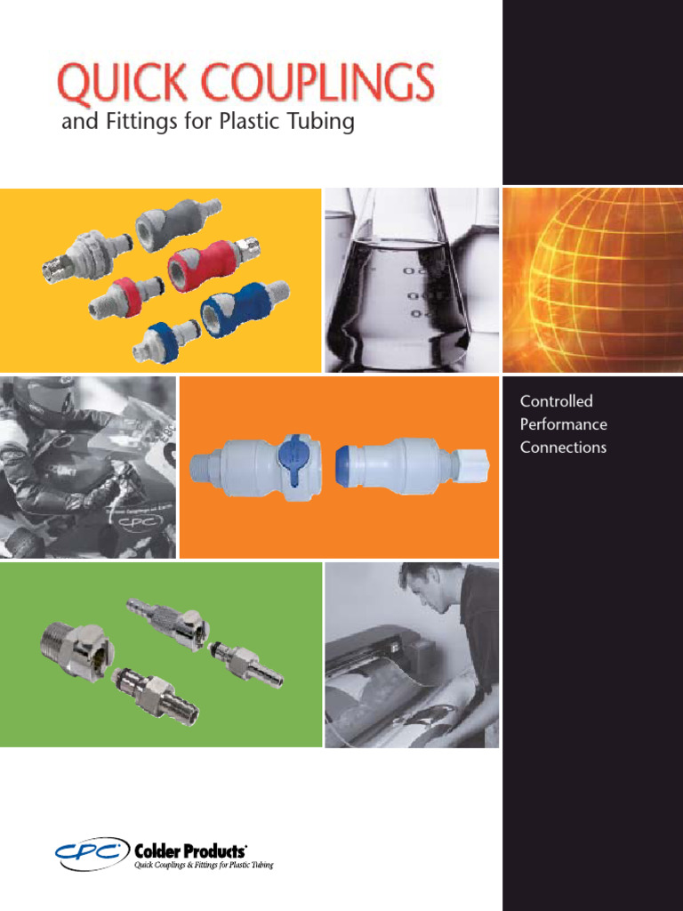 Catalogo - Quick Couplings For Plastic Tubing CPC | PDF | Pipe (Fluid ...