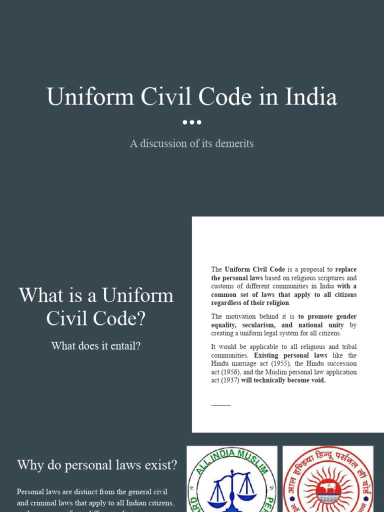 Uniform Civil Code in India | PDF | Marriage | Justice