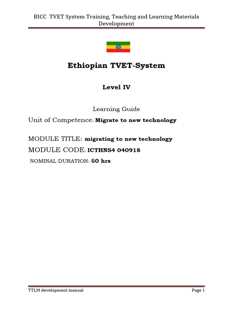 Migrating to New Technology Guide | PDF | Usability | Strategic Management