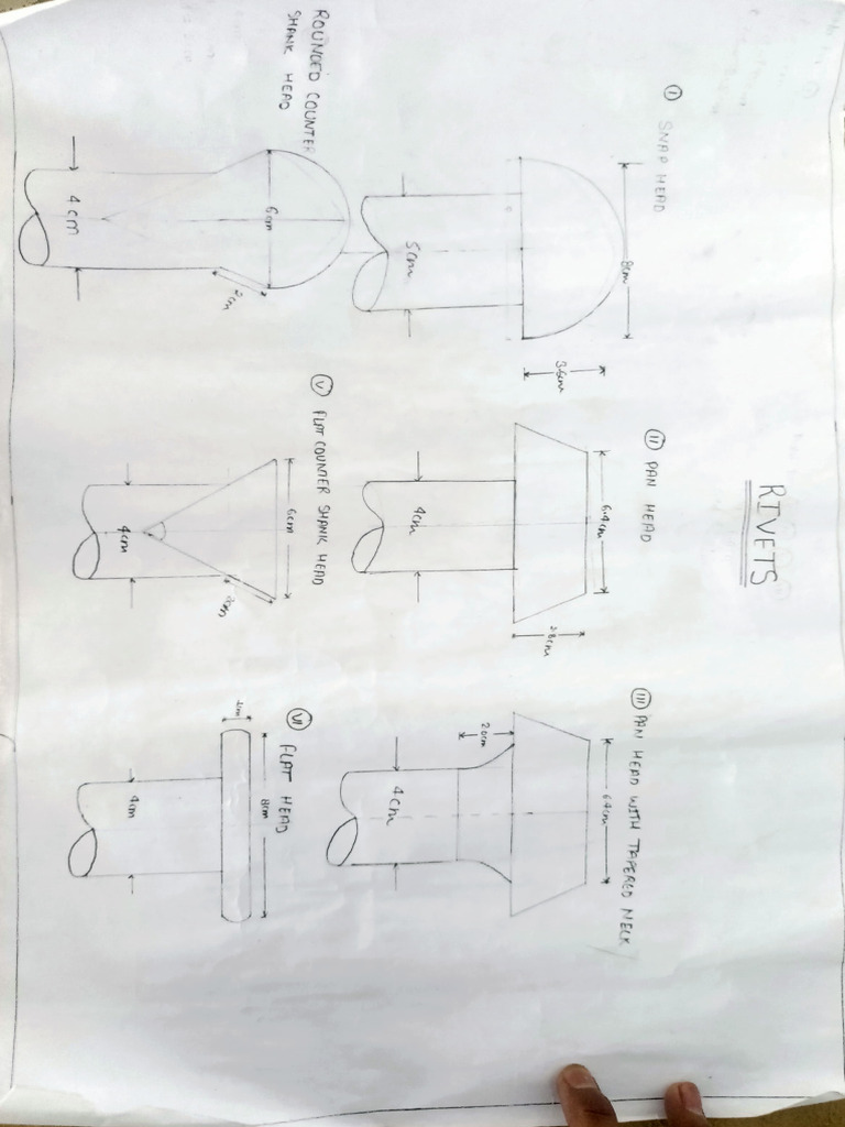 Types of Rivets | PDF