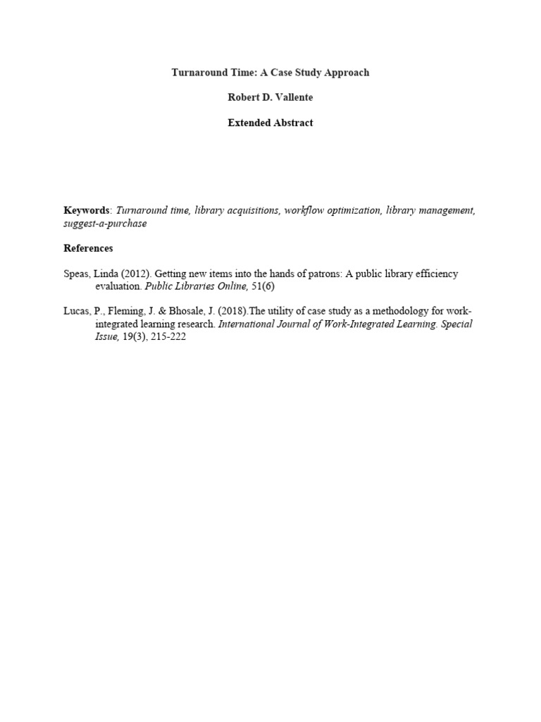 Turnaround Time Part 5 | PDF