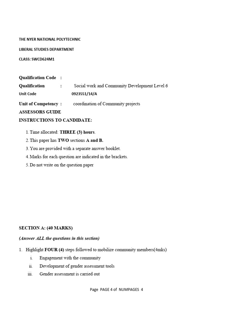 Coordinate Community Projects May 2024 | PDF | Community | Empowerment